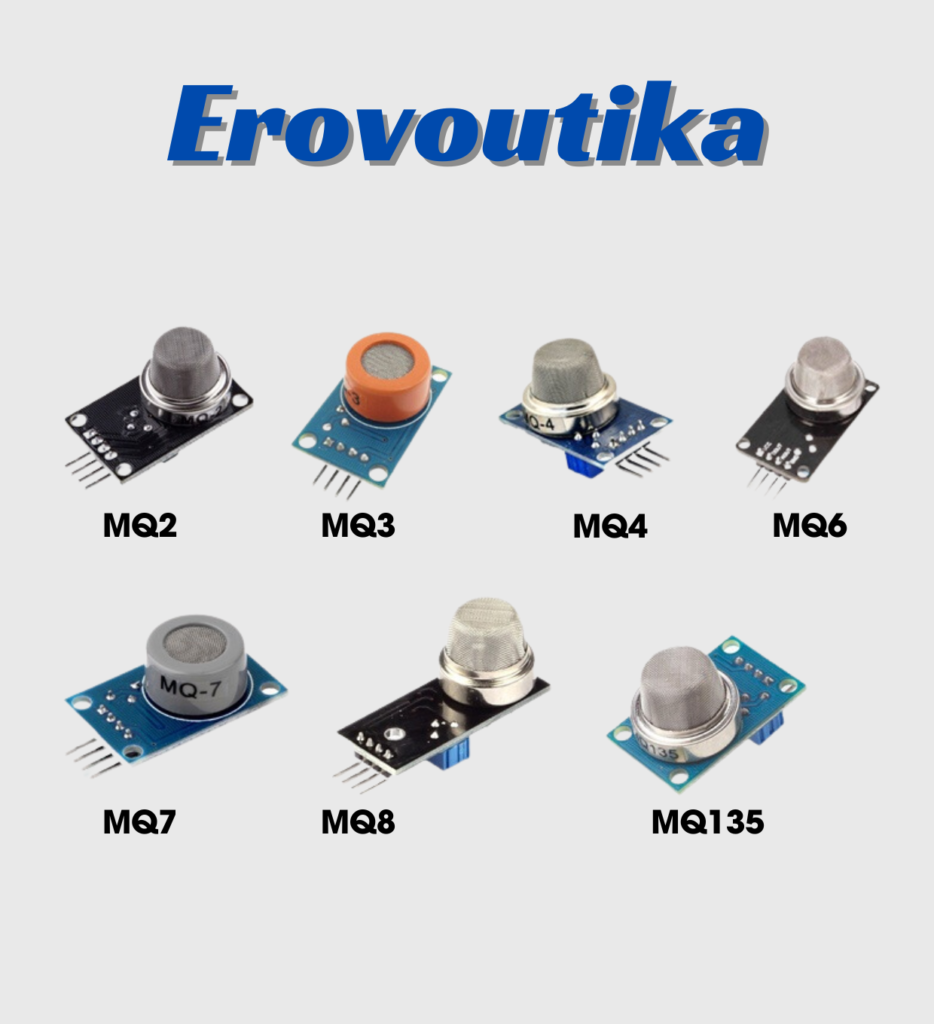 MQ2 MQ3 MQ4 MQ5 MQ6 MQ7 MQ8 MQ9 MQ135 Carbon Monoxide Gas Sensor For Smoke, Alcohol, Methane ...