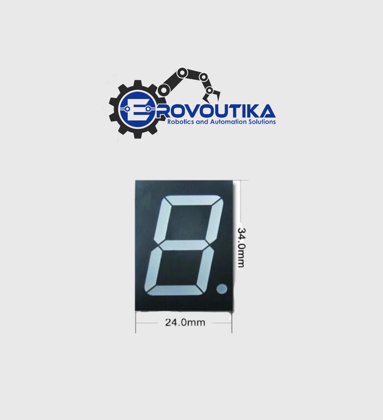 1 Inch 7-segment Common Anode Display | Shop |Erovoutika
