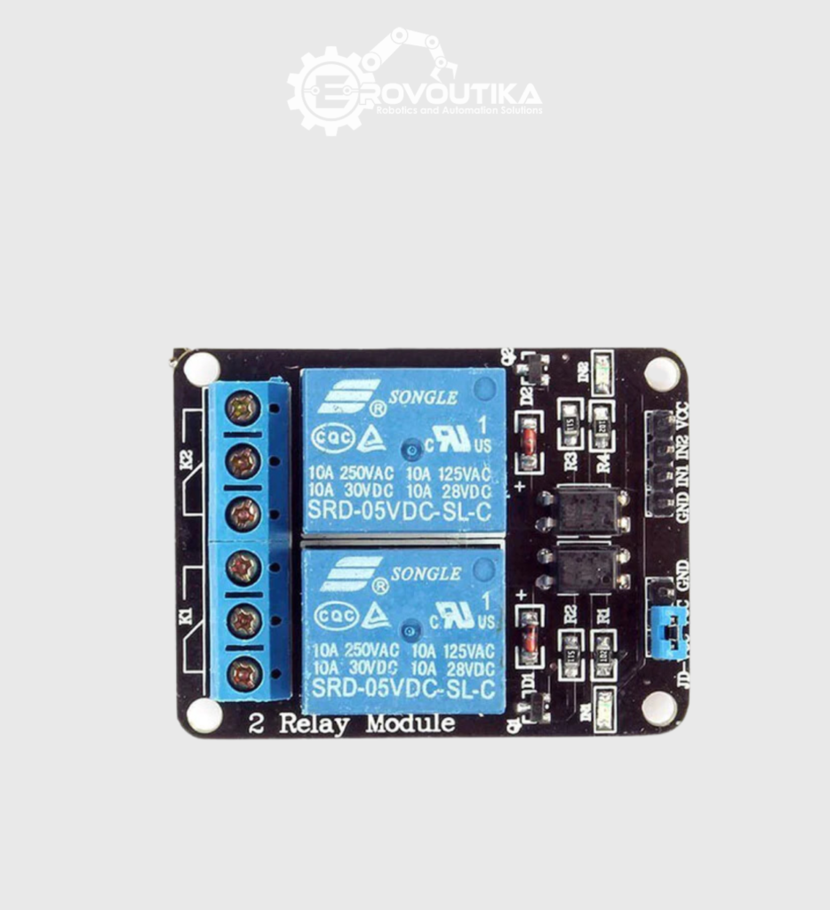 2 Channel 5V Relay Module SPDT | Shop |Erovoutika