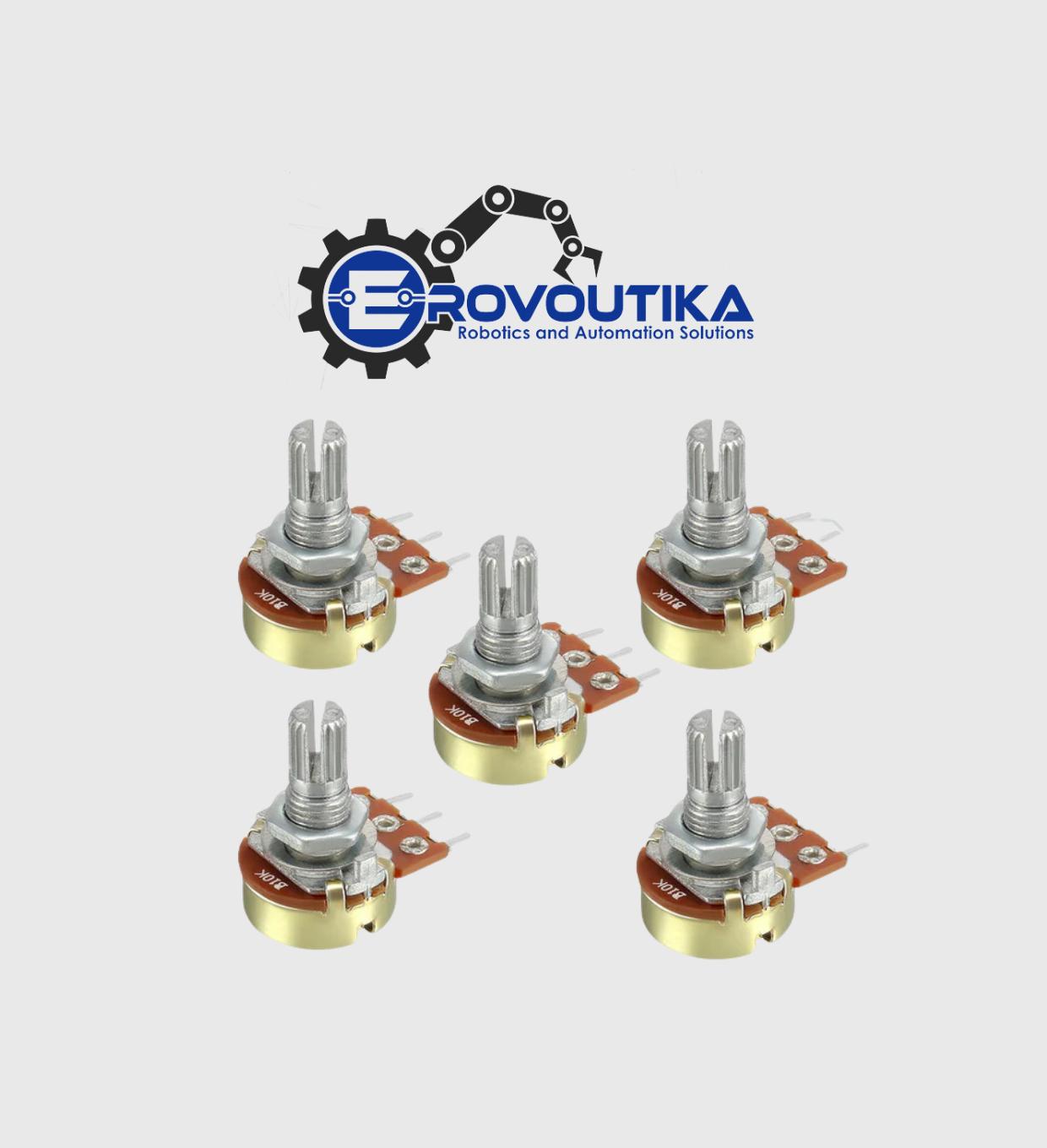 5 PCS B10k Rotary Knob Type | Shop |Erovoutika