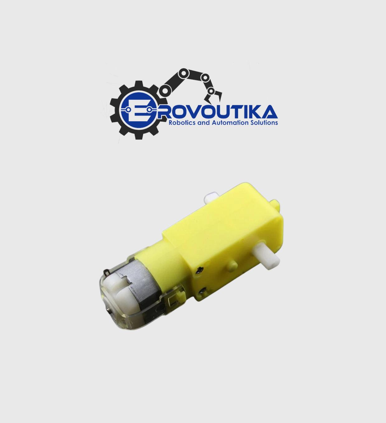 DC Geared Motor 6V - Yellow | Shop |Erovoutika