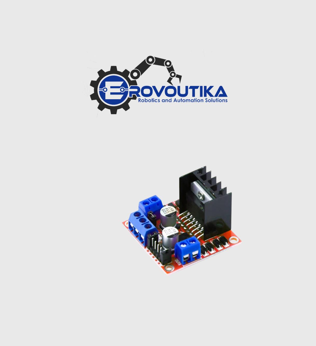 H Bridge Dual Motor Driver Module L298n Shop Erovoutika