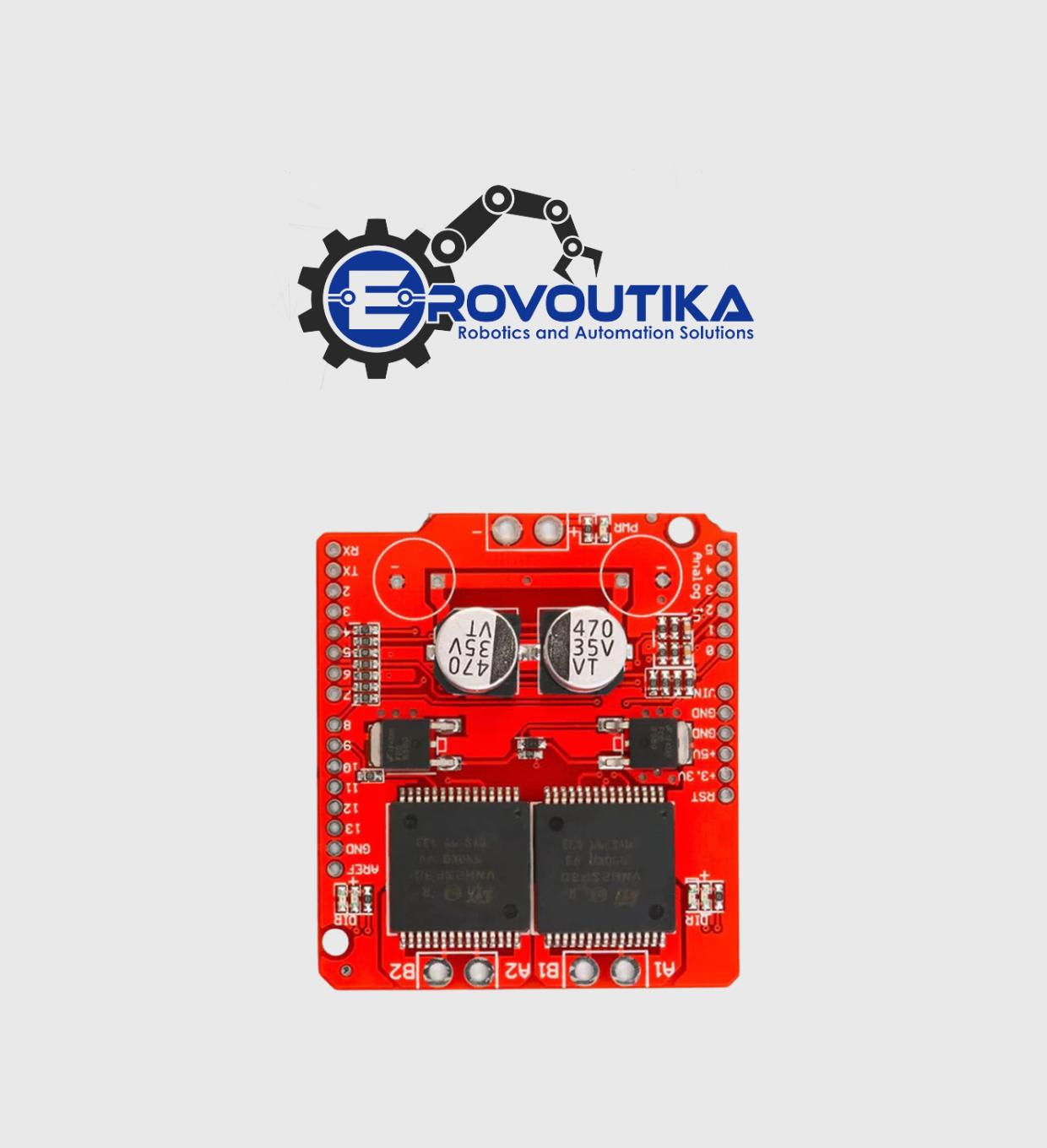 Motor Driver Shield Dual VNH2SP30 30A | Shop |Erovoutika