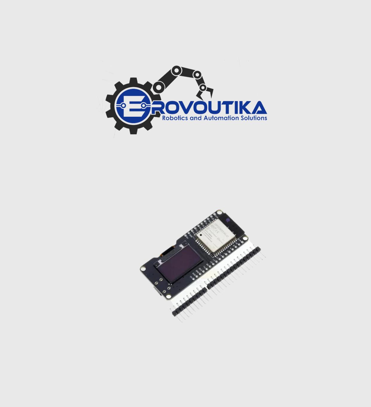 Wemos ESP-WROOM-32 Rev1 / ESP32 OLED Display Module | Shop |Erovoutika