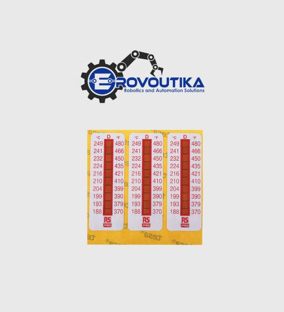 RS PRO Non-Reversible Temperature Sensitive Label, 188°C To 249°C, 10 ...