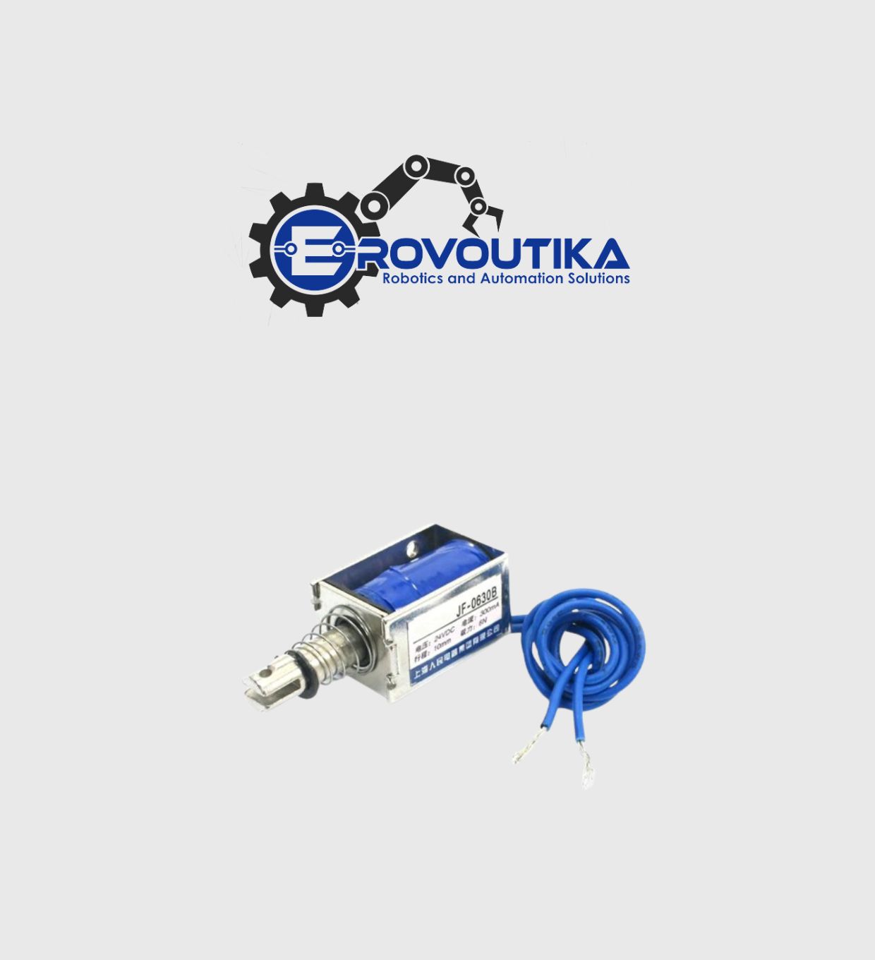 24V 300mA Push Pull Solenoid Electromagnet JF-0630B | Shop |Erovoutika