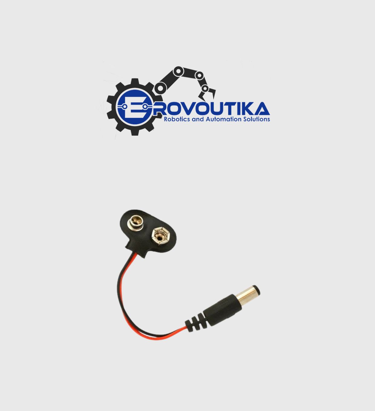 9V Battery Clip With DC Plug | Shop |Erovoutika