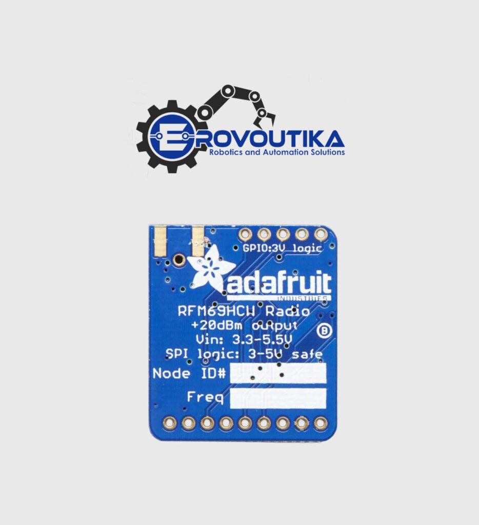 Adafruit RFM69HCW Transceiver-433Mhz Radio Breakout | Shop |Erovoutika