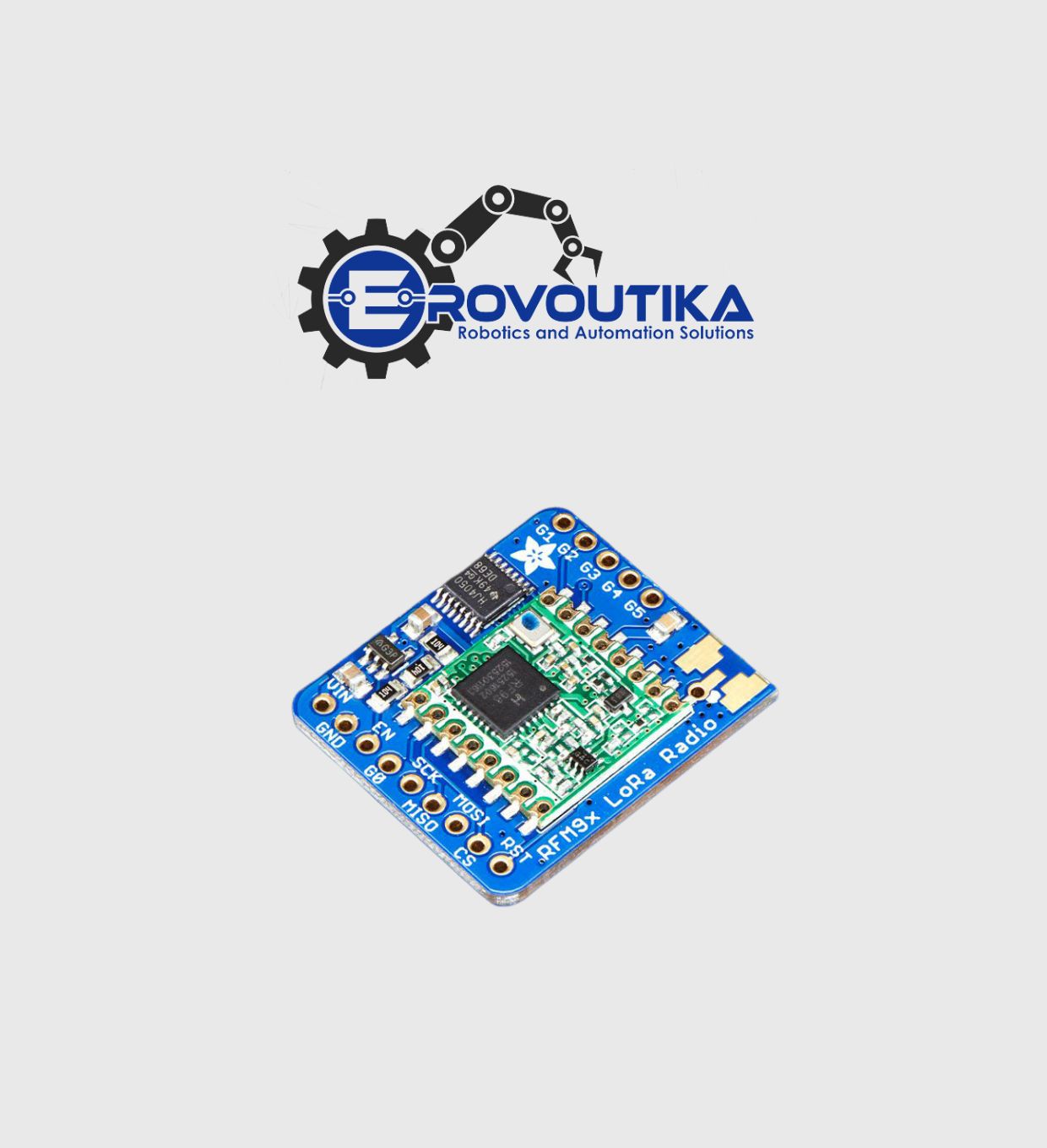 Adafruit RFM95W LoRa Radio Transceiver Breakout - 868 Or 915 MHz - RadioFruit | Shop |Erovoutika