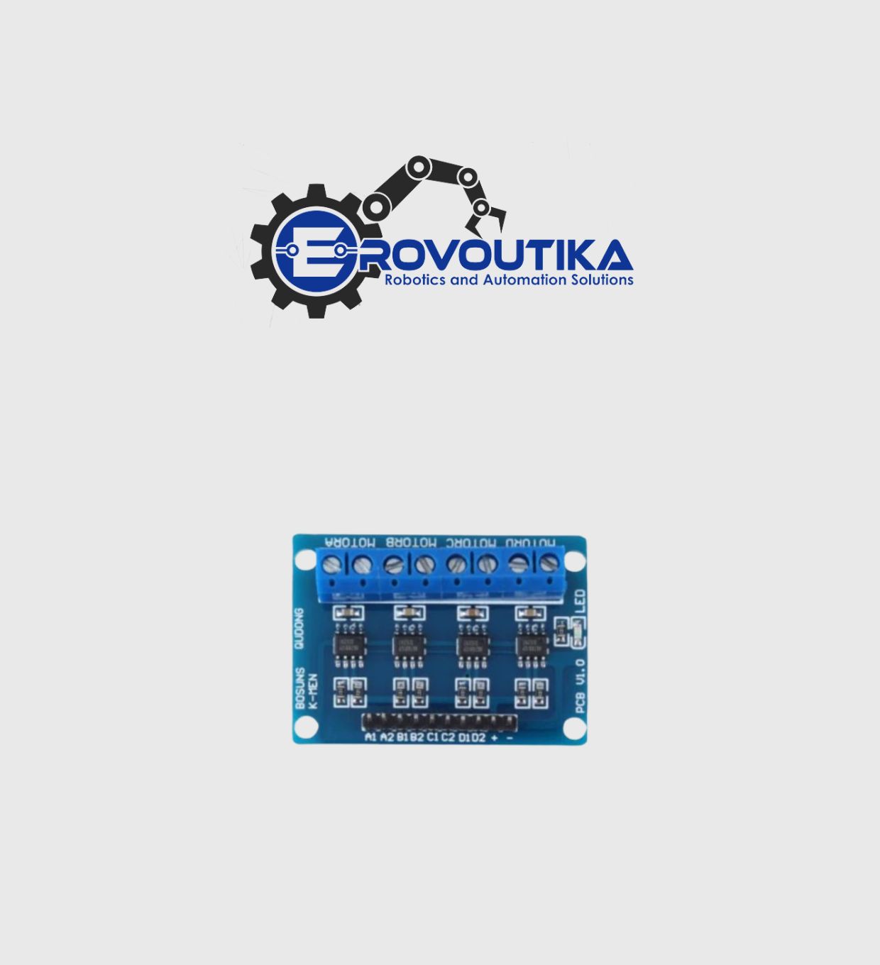 HG7881 4-Channel DC Motor Driver Controller Board | Shop |Erovoutika