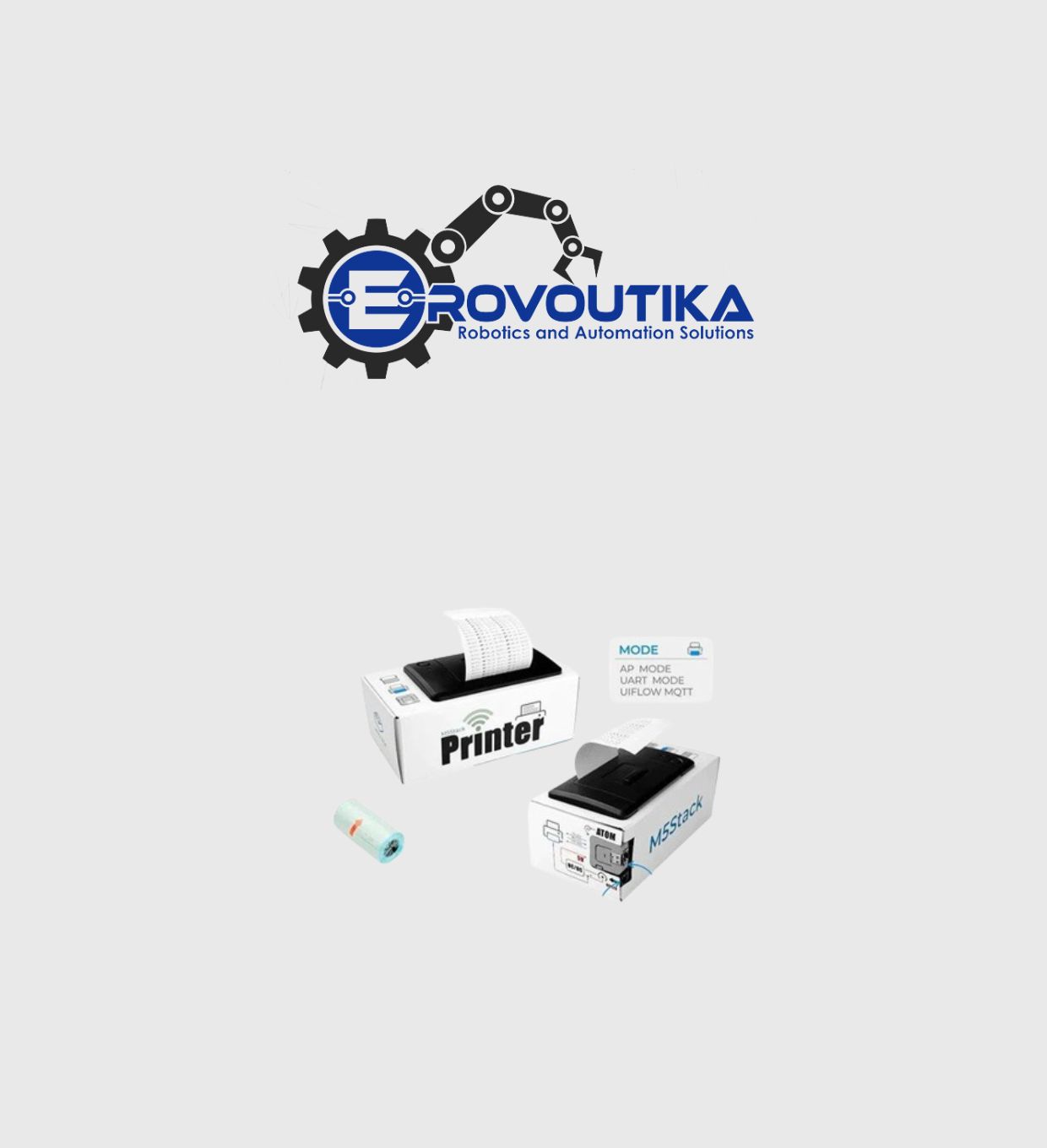 M5Stack Atom Thermal Printer Kit | Shop |Erovoutika
