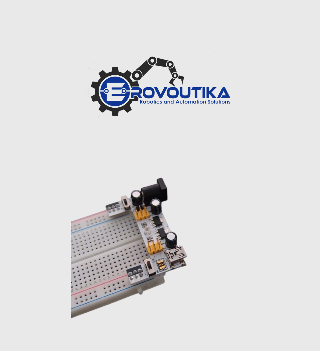 MB102 Breadboard Power Supply Module 3.3V-5V Mini USB | Shop |Erovoutika