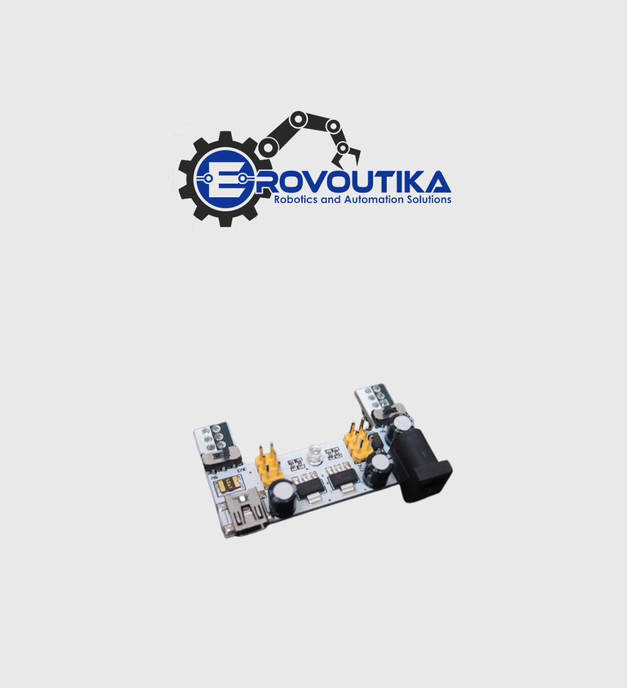 MB102 Breadboard Power Supply Module 3.3V-5V Mini USB | Shop |Erovoutika