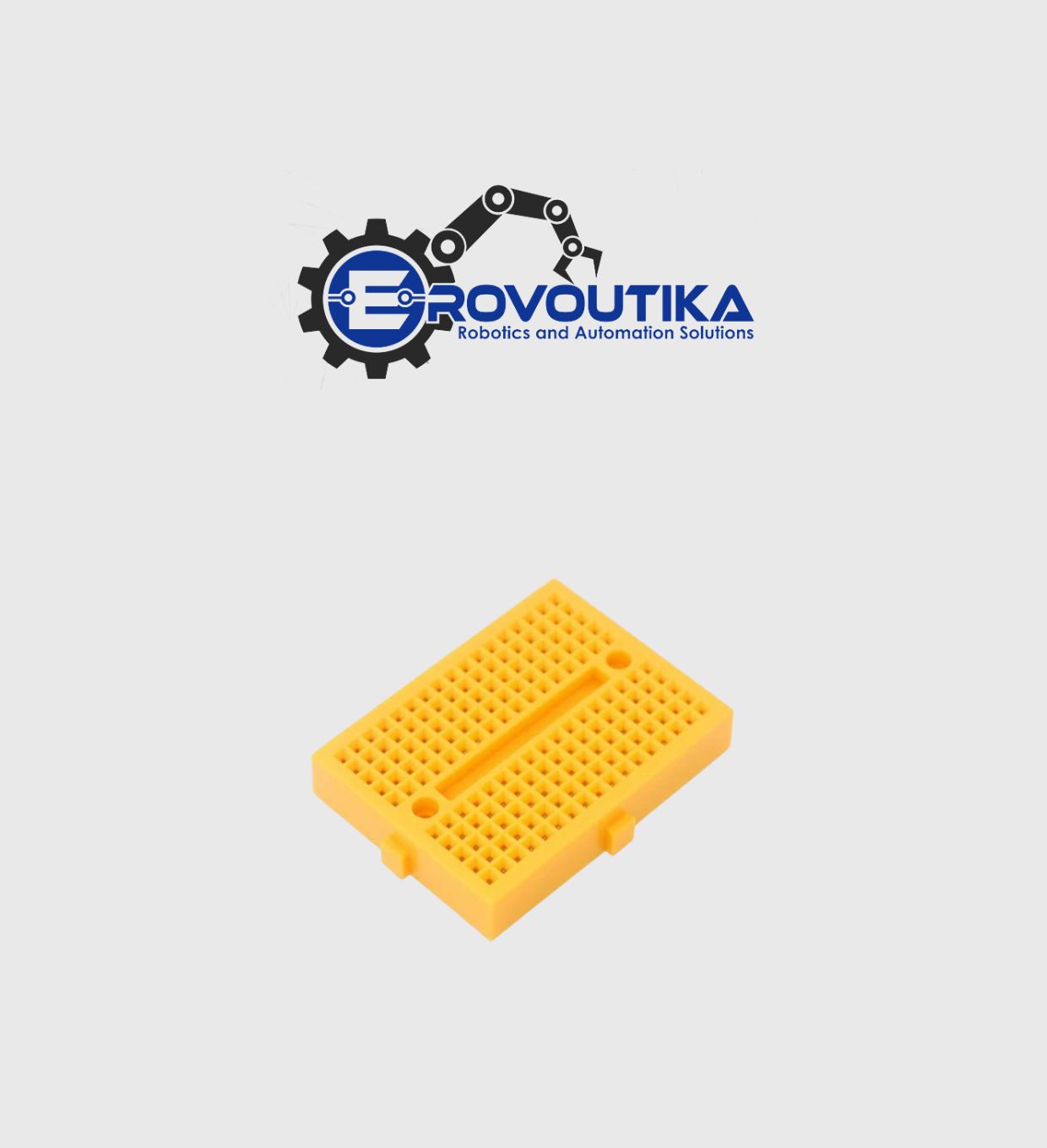 Mini Breadboard 170 Tie-Points Yellow | Shop |Erovoutika