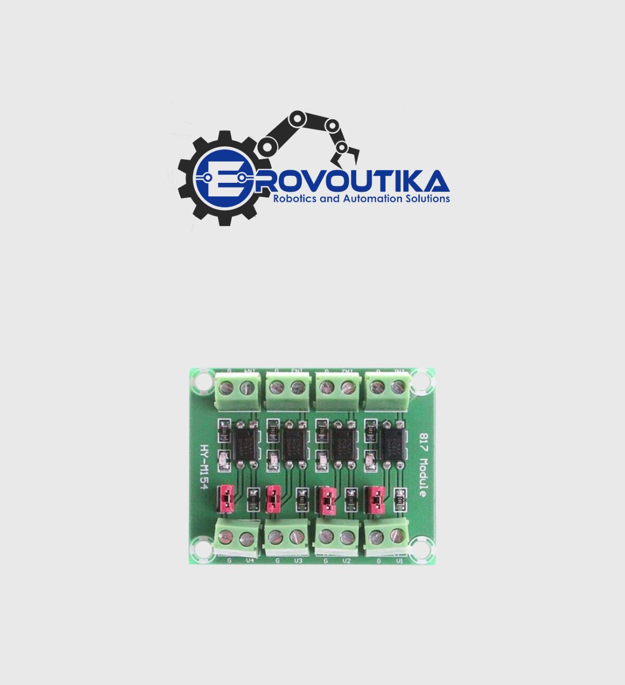 PC817 4 Channels Optocoupler Isolation Module | Shop |Erovoutika