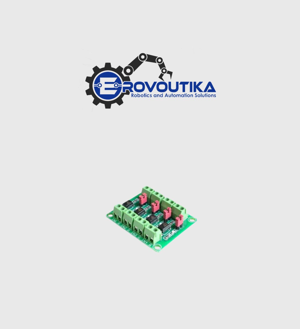 PC817 4 Channels Optocoupler Isolation Module | Shop |Erovoutika