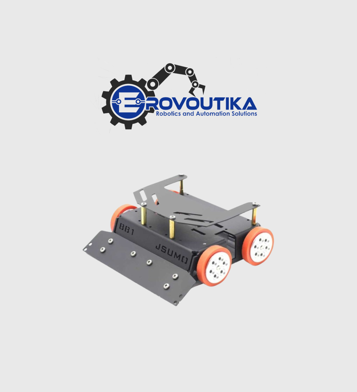 BB1 Midi Sumo Robot Kit (15x15 - 1.5Kg) (No Electronics) | Shop |Erovoutika