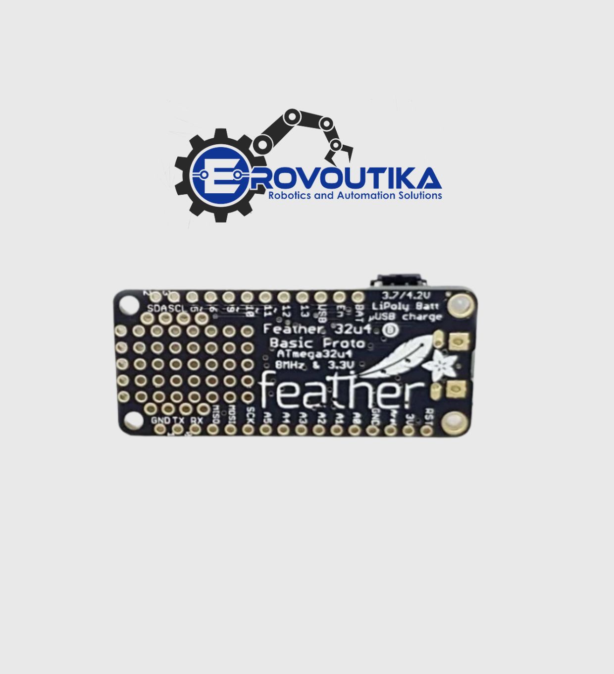 Feather 32u4 Basic Proto Adafruit | Shop |Erovoutika