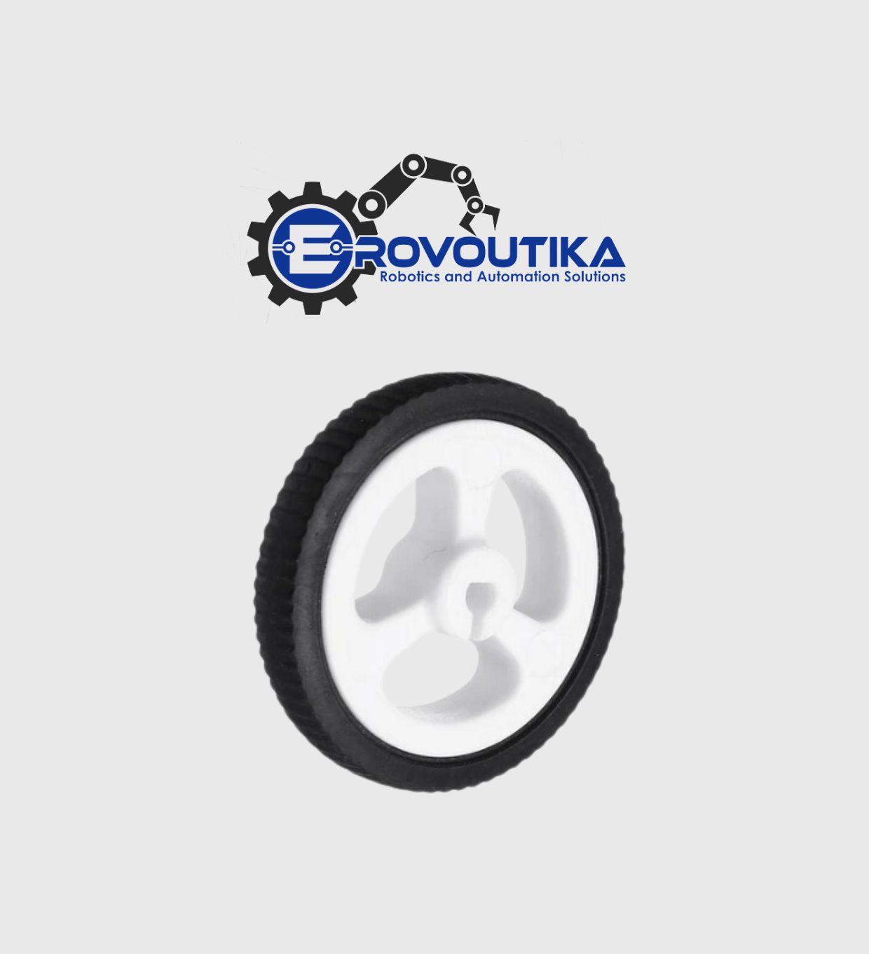 Rubber Wheel N20 ABS 34 X 6.5mm MiniQ Car White | Shop |Erovoutika