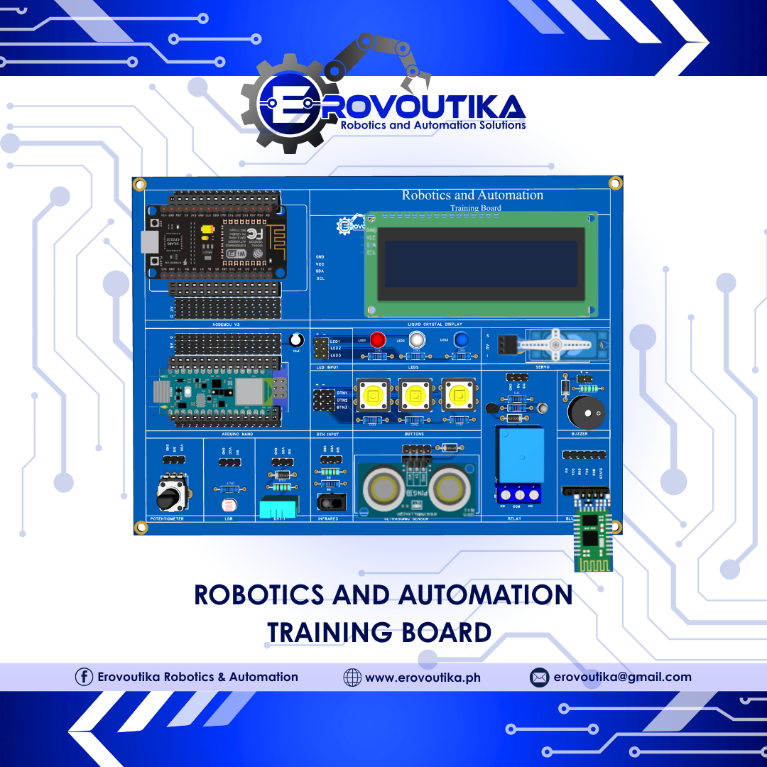 ROBOTICS AND AUTOMATION TRAINING BOARD | Shop |Erovoutika